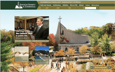 Franciscan University Launches Redesigned Website
